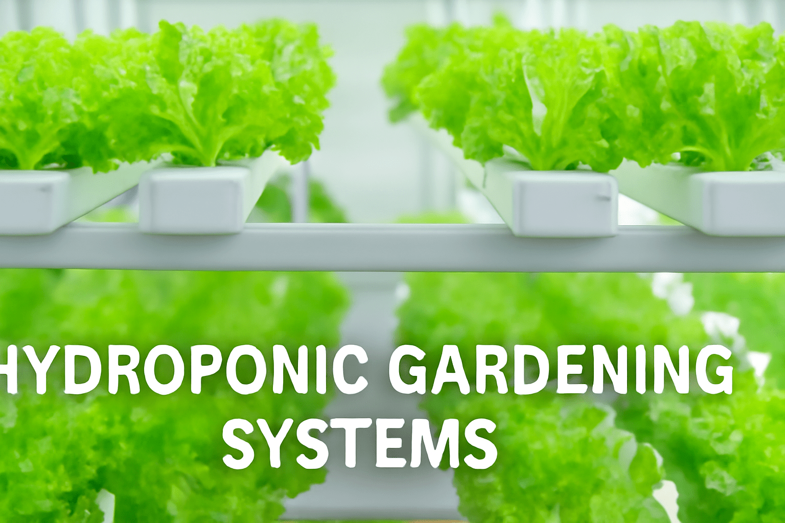 Hydroponic Gardening Systems: Grow with Less Water & Space