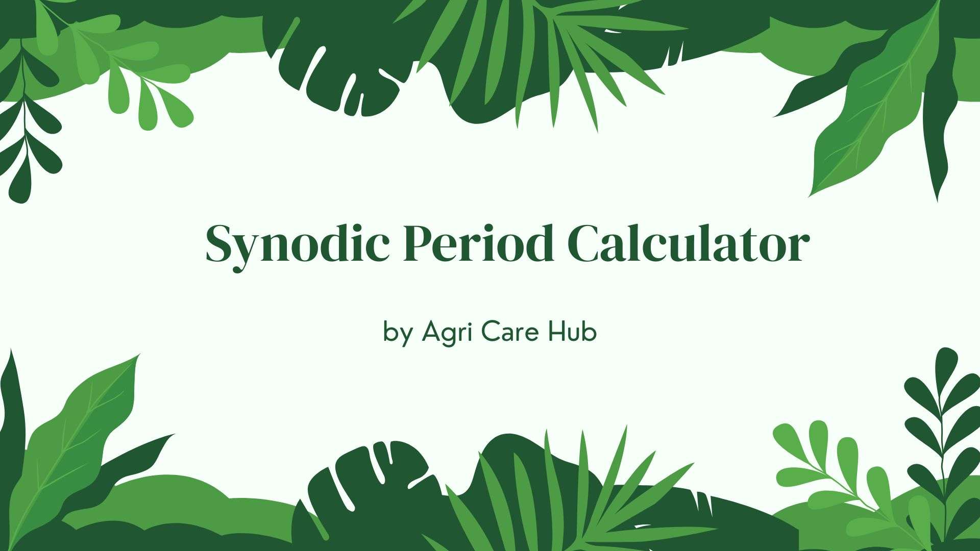 Synodic Period Calculator Accurate Planet Cycles