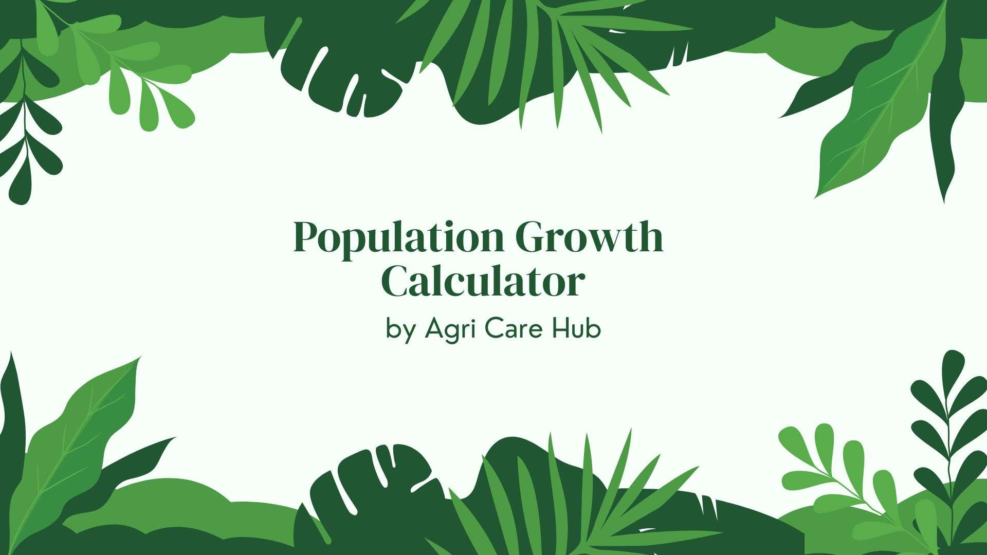 Population Growth Calculator: Accurate Genetic Tool
