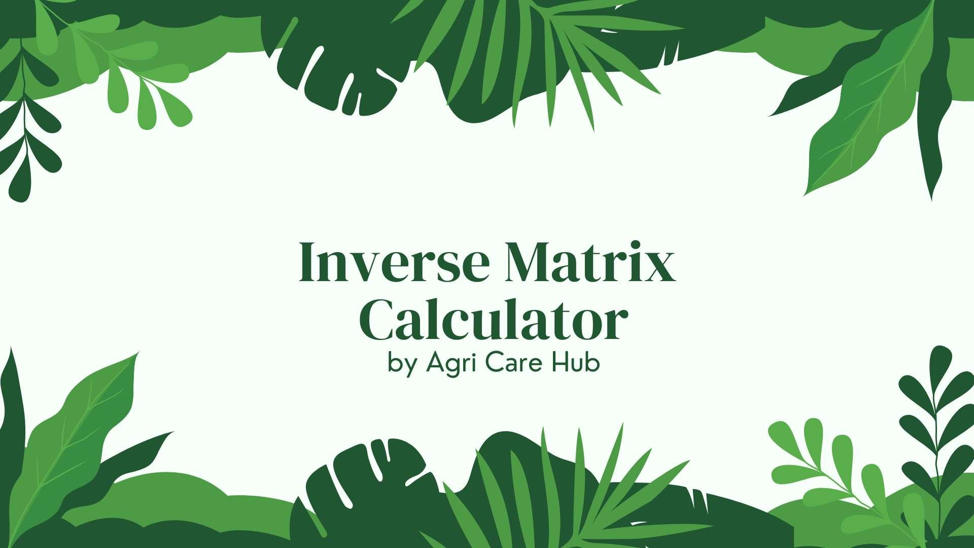 Inverse Matrix Calculator: Precise Math Tool
