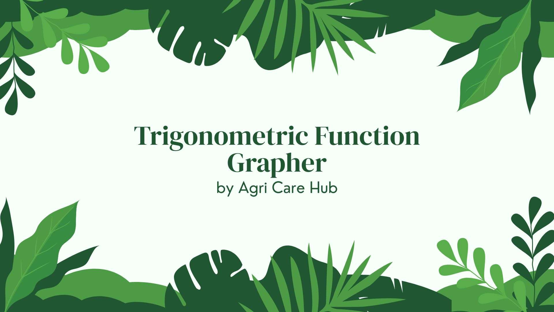 Trigonometric Function Grapher: Quick & Easy Tool
