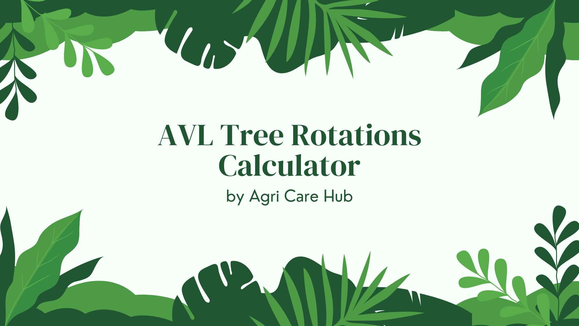 AVL Tree Rotations Calculator: Balance Trees Fast