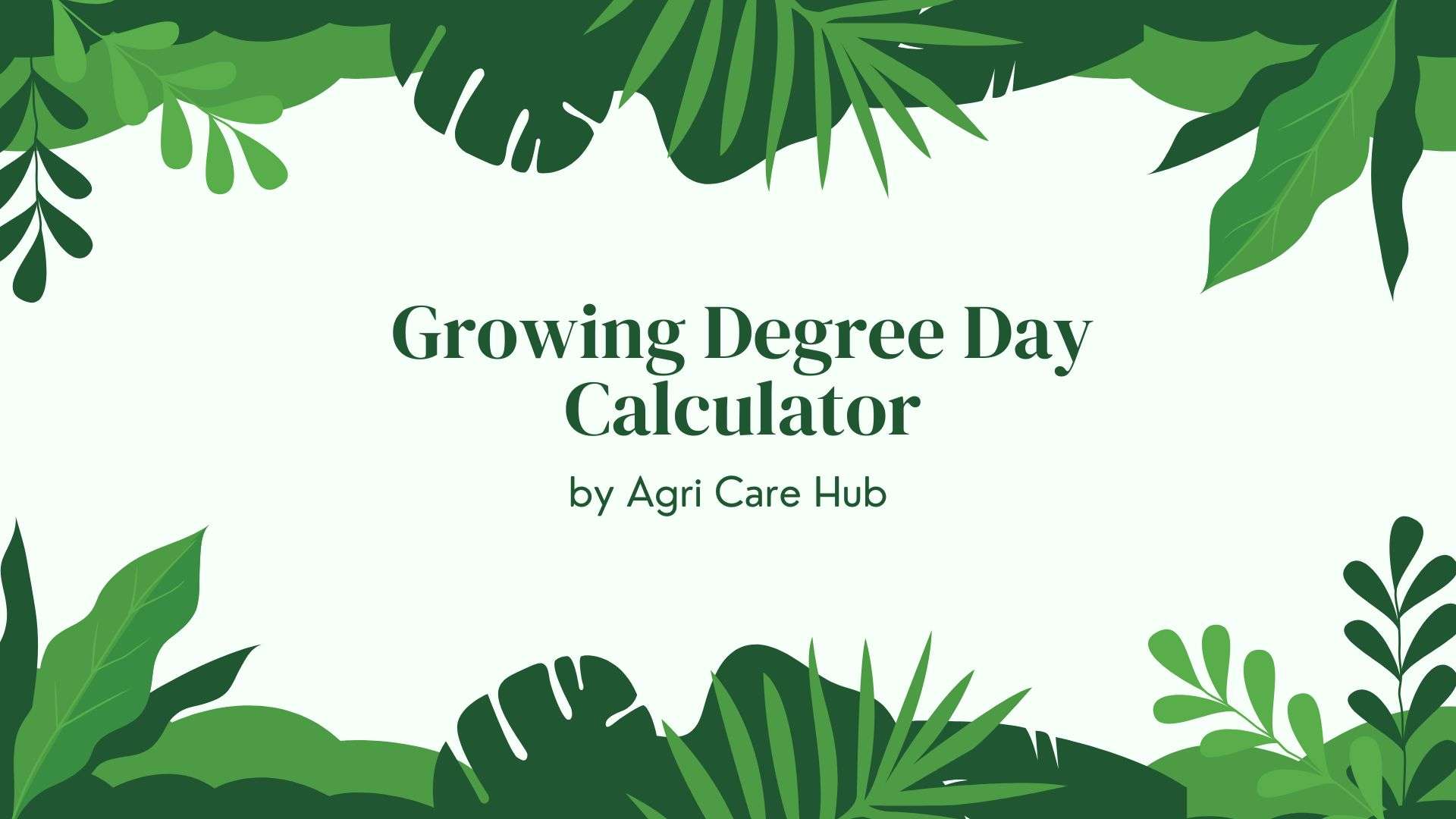 Growing Degree Day Calculator: Boost Crop Yield