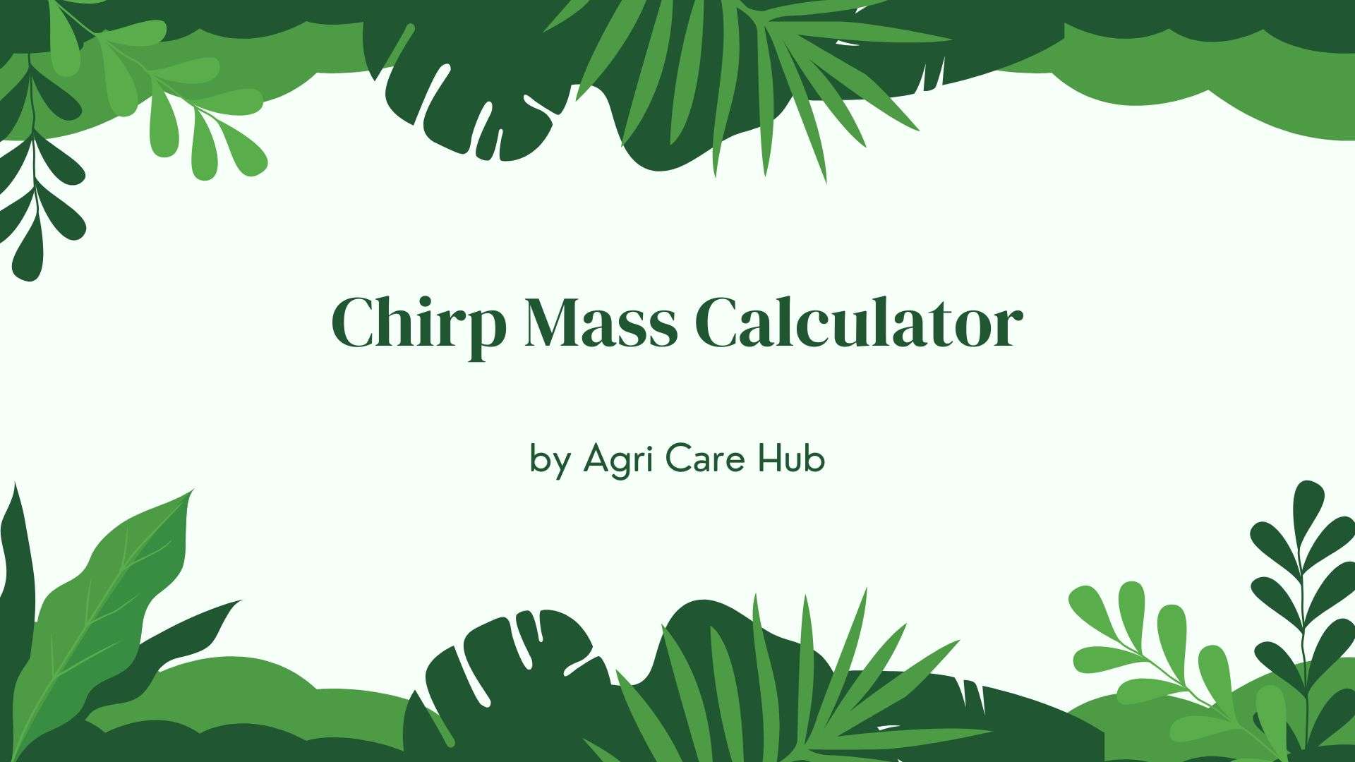 Chirp Mass Calculator – Accurate GW Tool
