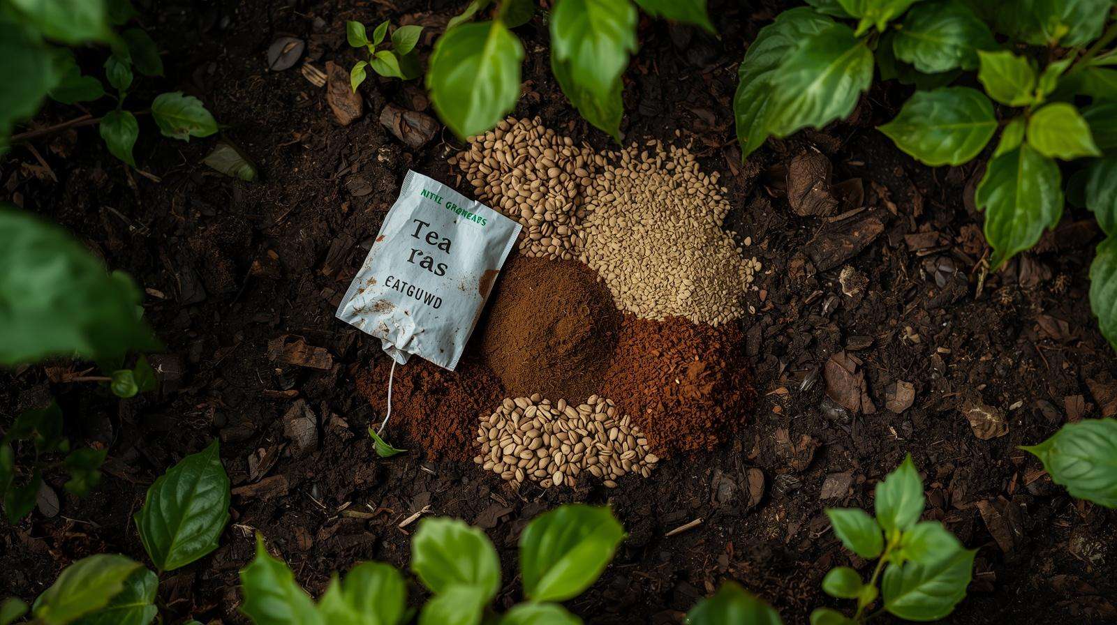 Tea bags and coffee grounds in the garden: Smart Uses
